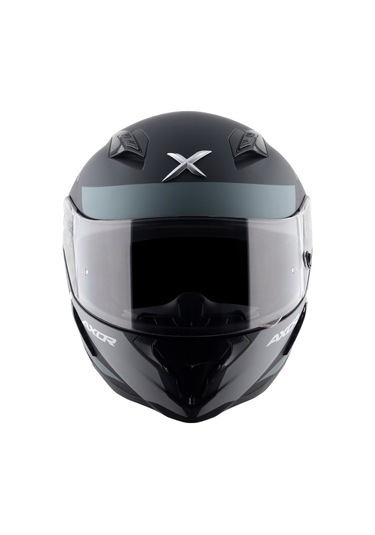 Axor Hunter Turbo Black Grey Dull Ece 22.06 Kapalı Kask Mat Titanyum ...