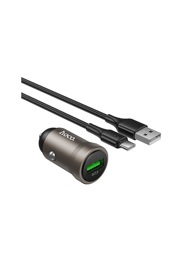 Sones Hoco Z62 Energy Qc3.0 18w Usb-a Tek Portlu Araç Şarj Cihazı Seti ...