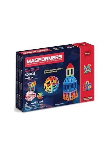 Magformers Mıknatıslı Basic Set - 50 Parça Fiyatları ve Özellikleri
