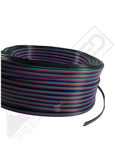 Rgb Kablo 4 Lü Şerit Led Kablosu 4x0.22 Kalaylı %100 Bakır 100m ...