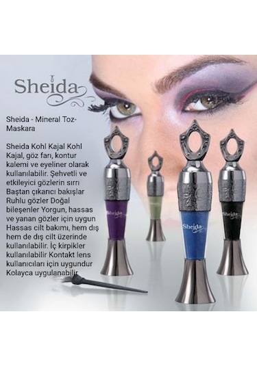 Sheida Sürme Kohl Powder Koyu Gri Fiyatları ve Özellikleri