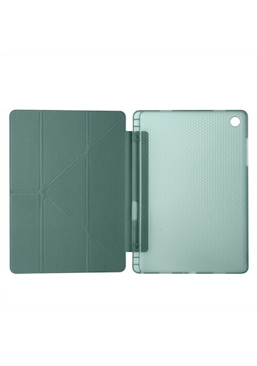 Samsung Galaxy Tab A11 Plus A9 Plus Kılıf Tri Folding Kalem Bölmeli ...