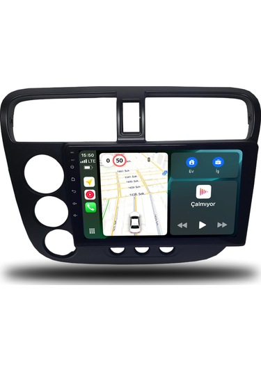 Martechno Honda Civic V-tec 2001-2006 Uyumlu Android Multimedya 6gb Ram ...
