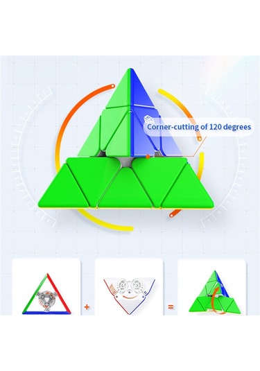 Gelişmiş-gan Pyraminx Manyetik Sihirli Hız Küp Gan Piramidi ...