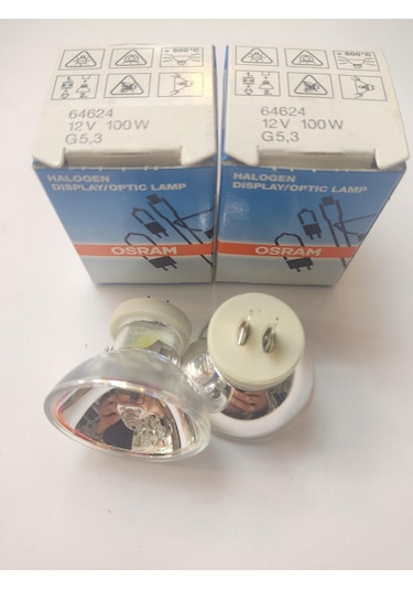 OSRAM 64624 12V 100W G5,3 DUY DİŞCİ ÇANAK AMPUL MADE İN GERMANY ...