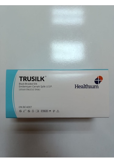 trusılk emilemeyen cerrahi iplik [siyah örgülü ipek] Fiyatları ve ...