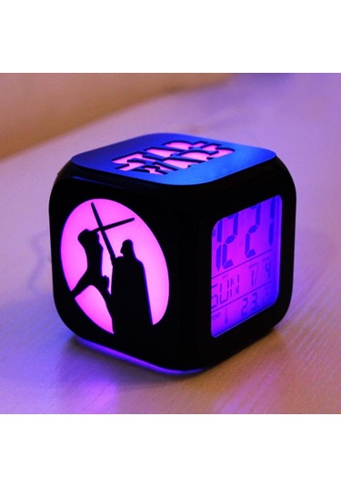 Dianziye Star Wars 3d立体led Işıklı Sessiz Alarm Saat - Usb Şarjlı Yatak ...