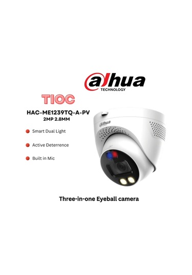 Dahua Hac-me1239tq-a-pv 2mpix 40 Mt Gece Gör, Tioc , 2,8mm Lens, Dahili ...