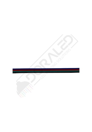 Rgb Kablo 4 Lü Şerit Led Kablosu 4x0.22 Kalaylı %100 Bakır 100m ...
