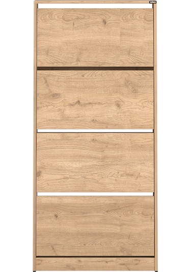 Flat Duo 4 Katlı Geniş Ayakkabılık - Florida Meşe 73x157x26 Cm Meşe ...