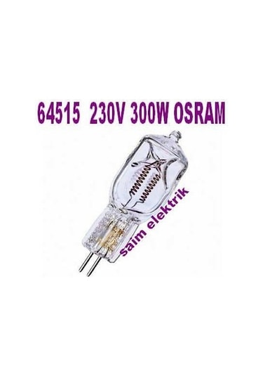 5 Adet 64515 Osram 230V 300W Fiyatları ve Özellikleri