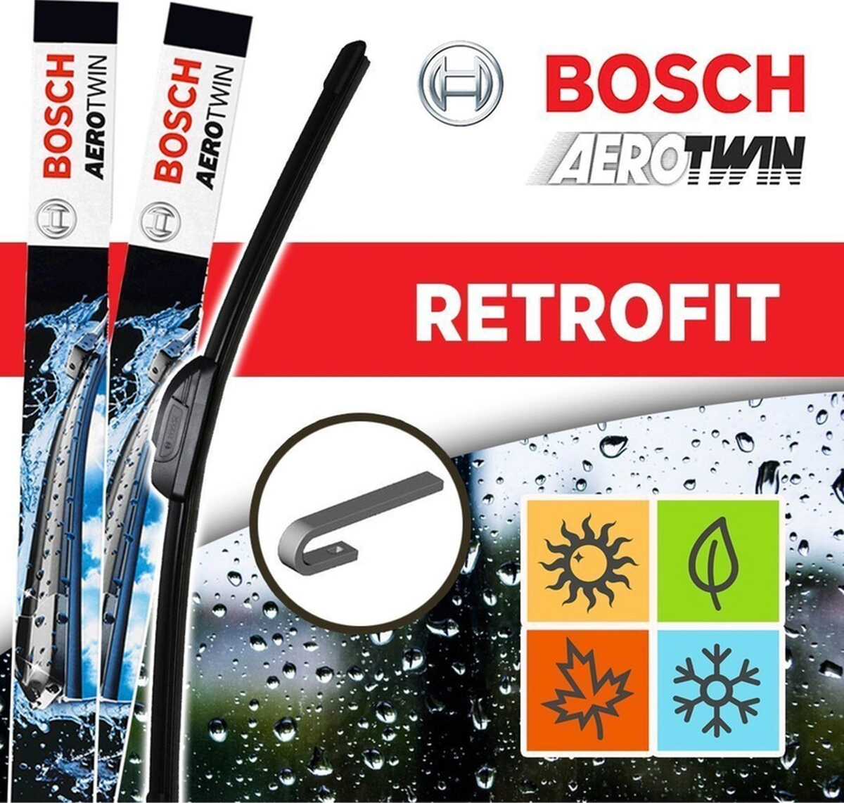 Hyundai Getz 2007 Model Ön Silecek Takımı Bosch Aerotwin Retrofit ...