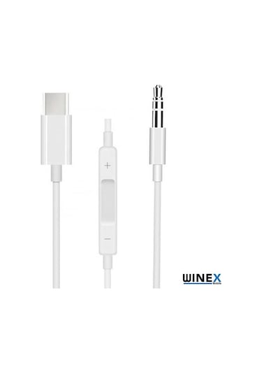 Winex Type-C To 3.5Mm Aux Ses Kontrollü Dönüştürücü Adaptöruşlu ...