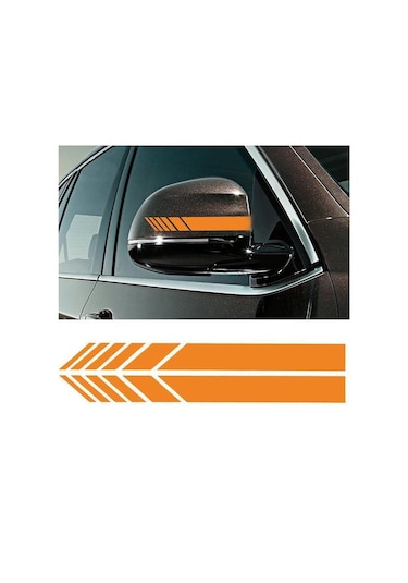 Carmind Araba Yan Ayna Şerit Sticker (2 Adet) Fiyatları ve Özellikleri