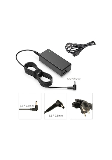 90w Uyumlu - Toshiba L505 Uyumlu Notebook Şarj Aleti, Adaptör, Şarj ...