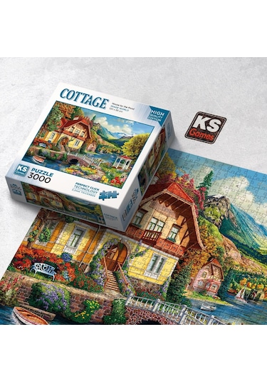 Ks Games 3000 Parça Gölet Kenarındaki Ev Puzzle Fiyatları ve Özellikleri