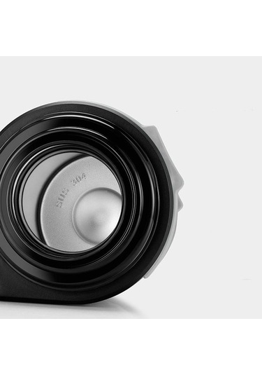 Gri 304 Paslanmaz Çelik Termos Pot Açık Büyük Kapasiteli Termos Bardak ...