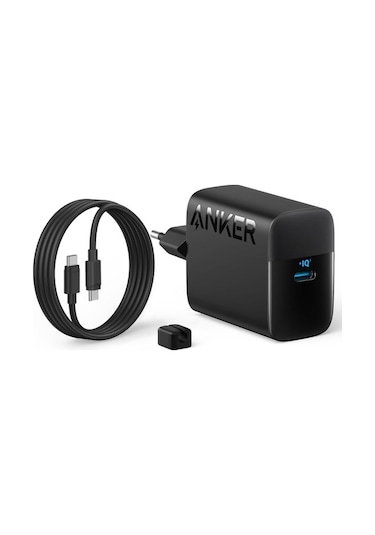 Anker Şarj Cihazı 45w Usb-c Ve Usb-c Kablolu 2'li Set - B2653 - Siyah ...