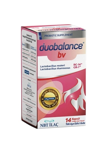 Nbt İlaç Duobalance Bv Probiyotik 14 Kapsül Fiyatları ve Özellikleri