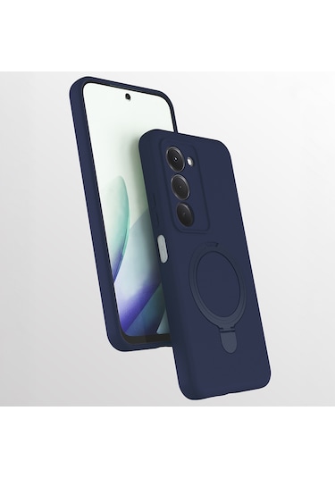 Xiaomi Redmi 15 Kılıf M-safe Şarj Özellikli Standlı Zore Samara Kapak ...