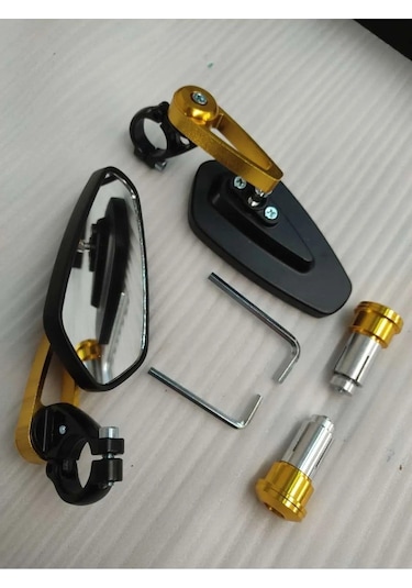 Motosiklet Katlanabilir Gidon Ayna Universal Model Ayarlanabilir Ayna ...
