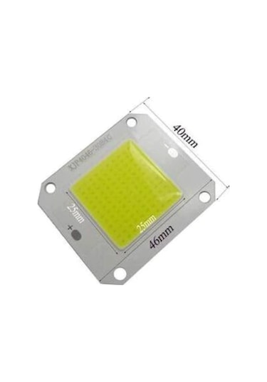 12V 50W Projektör Cob Led Power Led Çip 12 Volt 50 Watt Beyaz Fiyatları ...