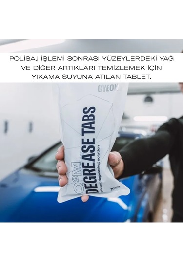 Gyeon Q²m Degrease Tabs Araç Yüzey Temizleyici Cila Yağ Çözücü Ta ...