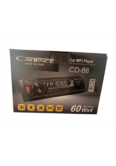 Cadence Cd-88 Usb/bluetooth/sd Kart/fm/hızlı Şarj 60wx4 Oto Teyp ...