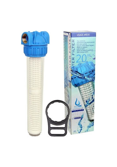 Aquafer 20 Inç Yıkanabilir Su Arıtma Filtresi 3/4 Inç Girişli Fiyatları ...