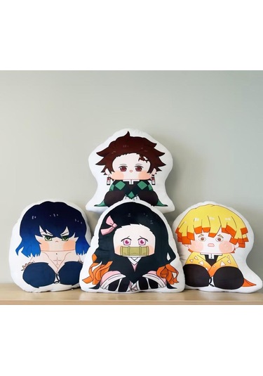 M - 45 Cm Demon Slayer Animasyon PeriferikPeluş Gönüllü Yastık Nezuko ...