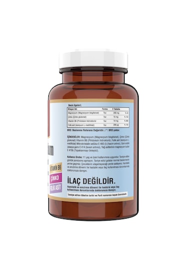 Ncs Magnesium Bisglisinat Çinko Folic Acid 60 Tablet Collagen Coe ...