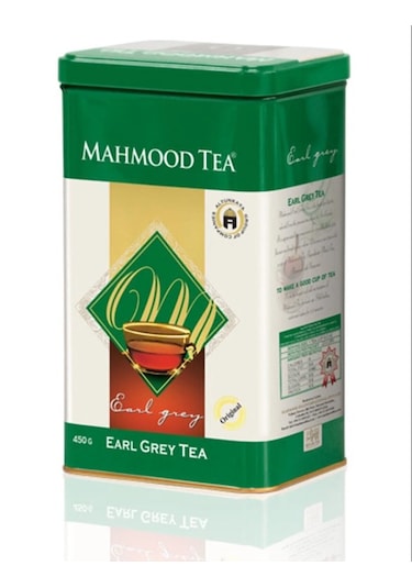 Mahmood Tea Earl Grey Bergamotlu Seylan Dökme Çay Teneke Kutu 450 G ...