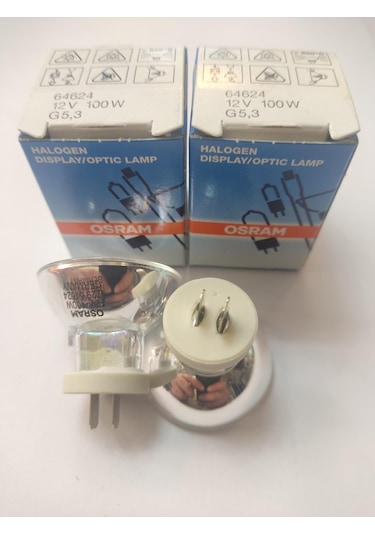 OSRAM 64624 12V 100W G5,3 DUY DİŞCİ ÇANAK AMPUL MADE İN GERMANY ...