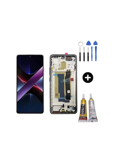 Xiaomi Pocophone Poco X7 Pro Uyumlu Çıtalı Servis Lcd Ekran Dokunmatik ...