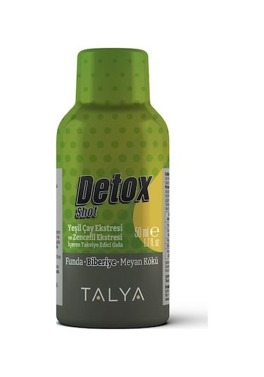Talya Shot Yeşil Çay ve Zencefil Eki İçeren Takviye Edici Gıda 50 ML ...