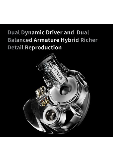 Trn V10 Pro Type-C Çıkarılabilir Kablolu Kulak İçi Kulaklık Gümüş ...