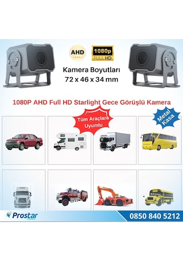 Navistar Ahd 1080p Full Hd 4pin Starlight Gece Görüşlü Geri Görüş ...