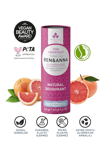 Ben&anna Doğal Deodorant 2 Li Avantajlı Paket Urban Black & Pink ...