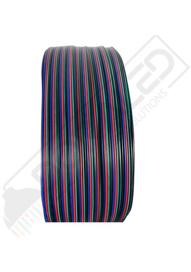 Rgb Kablo 4 Lü Şerit Led Kablosu 4x0.22 Kalaylı %100 Bakır 100m ...
