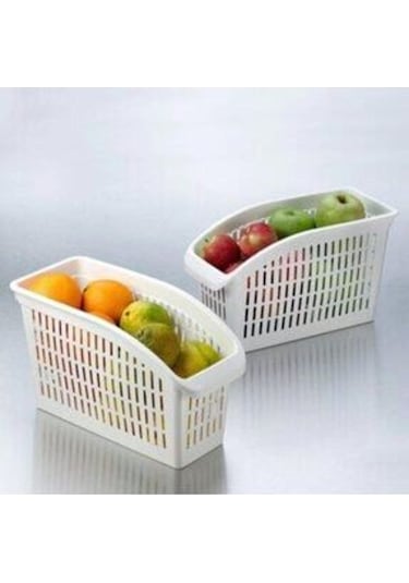 Mcblue 4 Adet Buzdolabı içi Düzenleyici Dolap içi Düzenleyici Beyaz ...