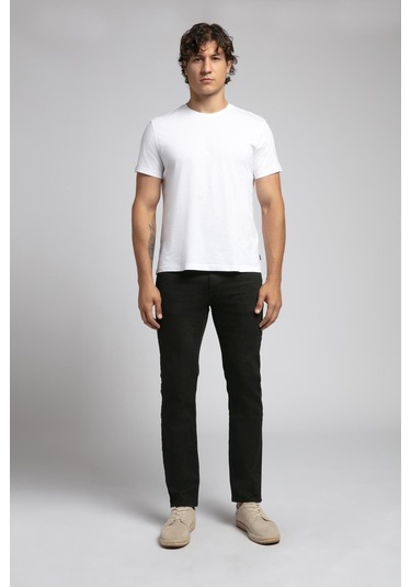 Marco Normal Bel Dar Kesim Düz Paça Siyah Erkek Jean Pantolon-19456 ...
