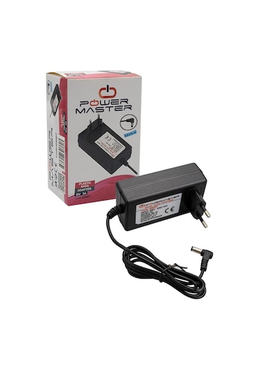 Powermaster Pm-12667 12 Volt - 3 Amper 5.5 2.5 Mm Uçlu Plastik Kasa ...
