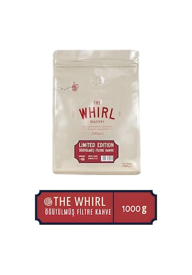 The Whirl Limited Edition Öğütülmüş Filtre Kahve 1 Kg X 2 Adet Filtre ...
