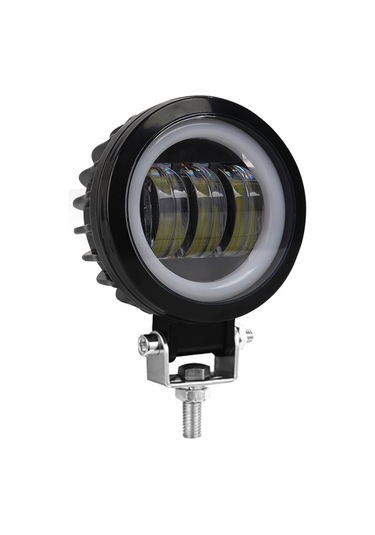 Shineyee 4 İnç Dairesel Motor Led Feneri, 40w 8000lm Beyaz Işık, Melek ...