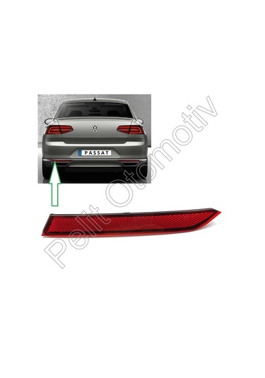 Passat B8 Tampon Reflektörü Sol Dış 3G0945105A Fiyatları ve Özellikleri