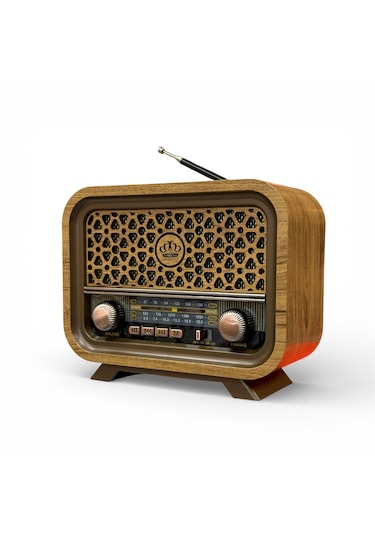 Rt-736k Ahşap Görünüm Nostalji Radyo,nostalji Eskitme Nostaljik Radyo ...