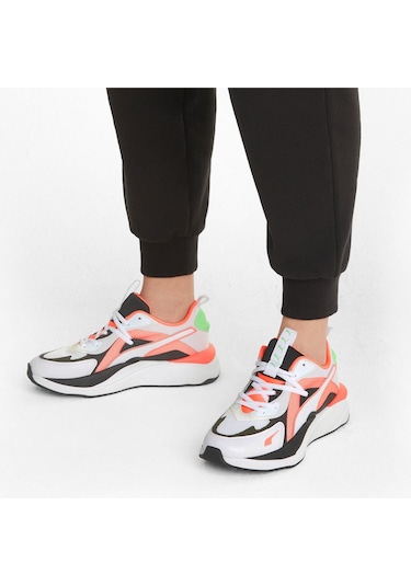Puma Rs-Curve Beyaz/peach Kadın Ayakkabı Puma Dar Kalıp Narçiçeği 36 ...