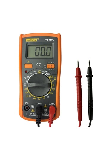 Cordial Mandalina Vs830l Dijital Multimetre Ac Dc Voltmetre Ohm Volt ...