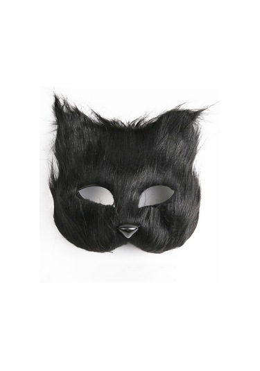 Kedi Tilki Maskesi Kürk Tilki Maskesi Göz Maskesi Hayvan Cosplay Kostüm ...