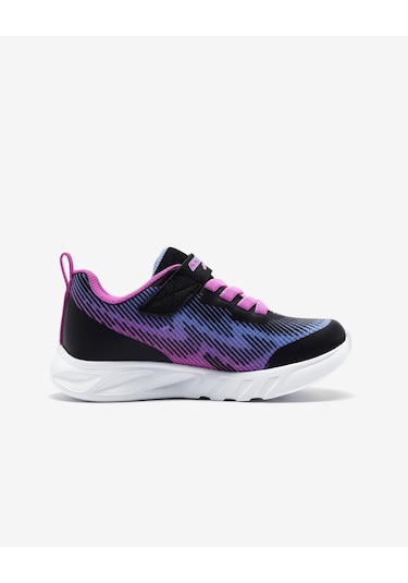 Skechers Flicker Flash - Light Takeover Büyük Kız Çocuk Siyah Spor ...